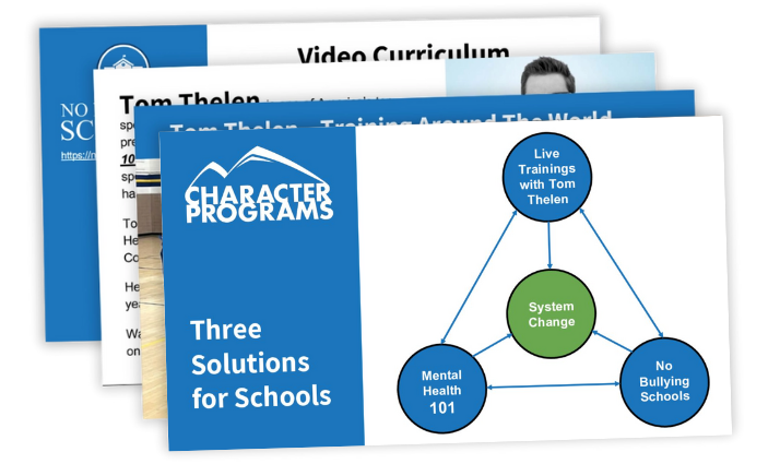 Home - Tom Thelen | Mental Health Speaker and Anti-Bullying Speaker for ...